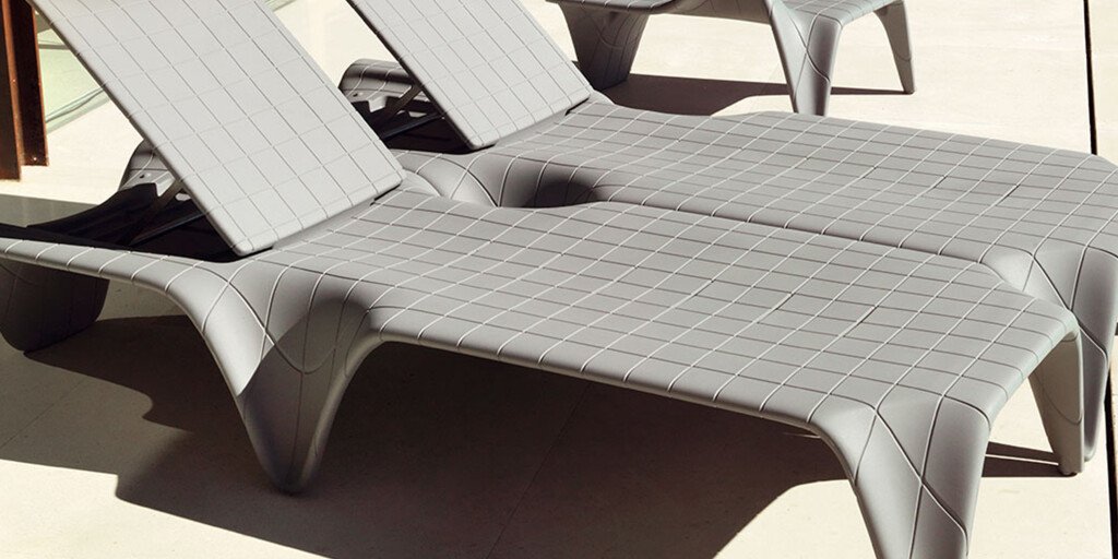 Chaise longue F3 Vondom