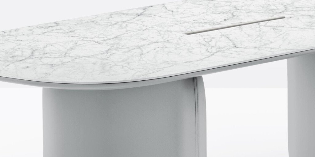 Pedrali Table de réunion oblongue Elinor