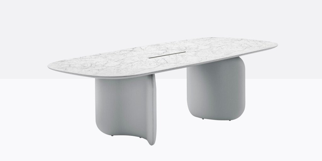 Pedrali Table de réunion oblongue Elinor